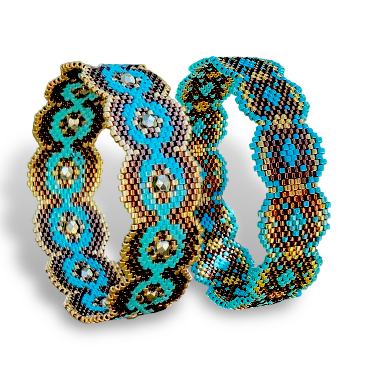 DIY Vertical Peyote Pattern - Bracelets UZA – KETIKOPARIS