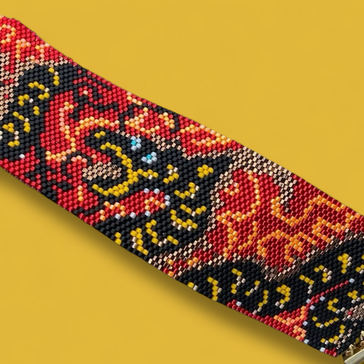 DIY Vertical Peyote Pattern - Bracelet DRAGON 2024 – KETIKOPARIS