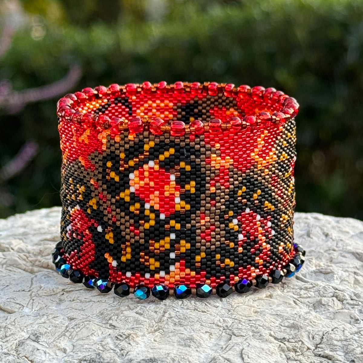 DIY Vertical Peyote Pattern - Bracelet DRAGON 2024 – KETIKOPARIS
