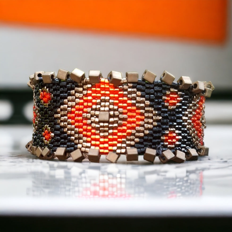 DIY Vertical Peyote Pattern - Bracelet MOLONO – KETIKOPARIS
