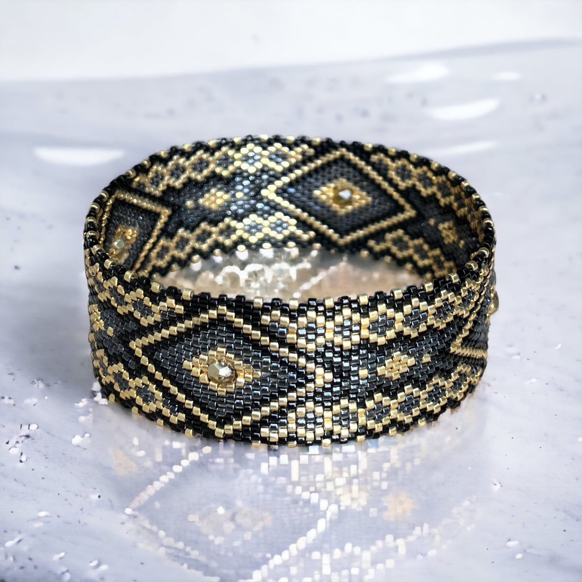 DIY Vertical Peyote Pattern - Bracelet MORELIA MINI – KETIKOPARIS