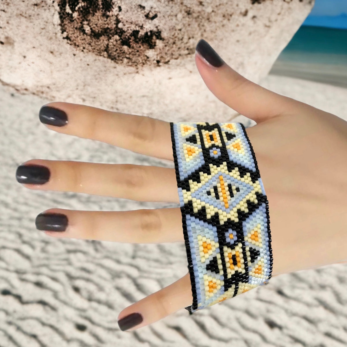 DIY Vertical Peyote Pattern - Bracelet BALI – KETIKOPARIS